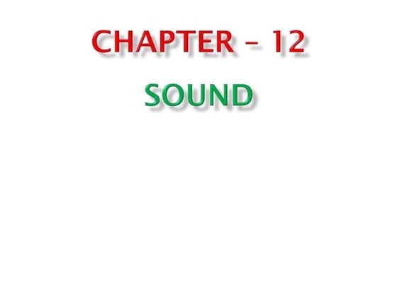 class 8 sound | PPT