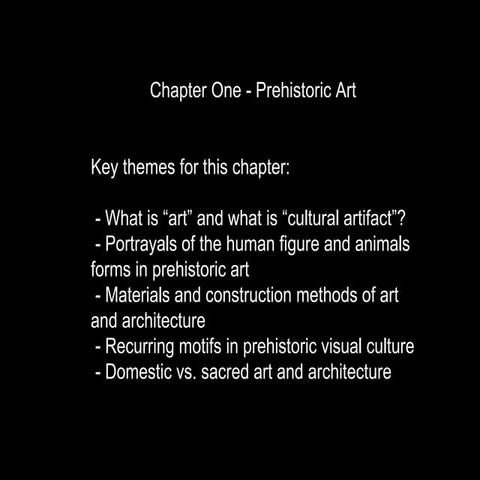 Chp1 PPT: Prehistory | PPT