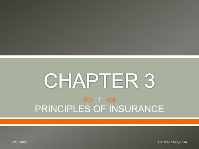 Chap 7 -_insurance_documents | PPT
