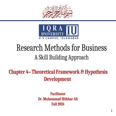 Chapter4 REsearch literatre review and hypothesis.ppt