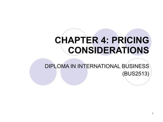 Principles of Marketing - Pricing Strategies- Ch-11 | PPTX