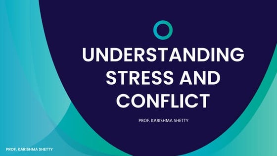 Conflicts and Stress | PPT