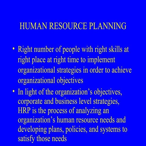 HUMAN RESOURCE PLANNING AND INFORMATION SYSTEM.ppt
