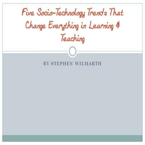 Chapter 5: Curriculum 21 | PPTX