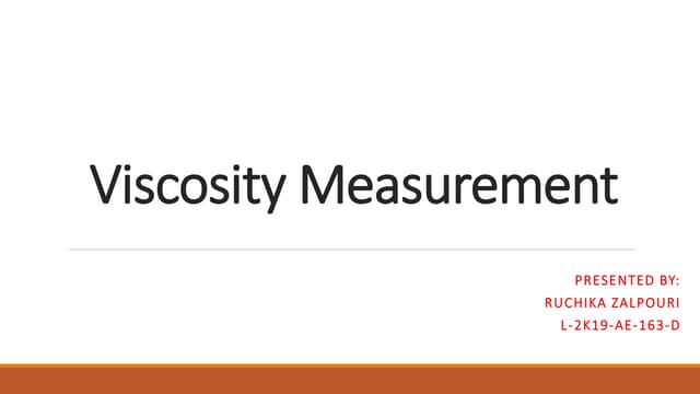 RAPID VISCO ANALYZER | PPTX