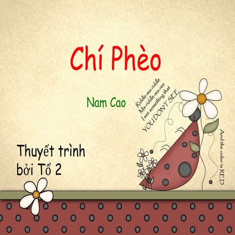 Chí phèo | PPT
