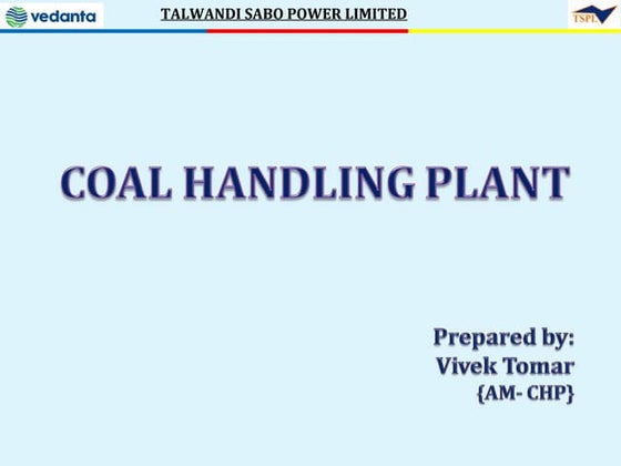 COAL HANDLING PLANT | PPTX | Power and Energy Industry | Industries