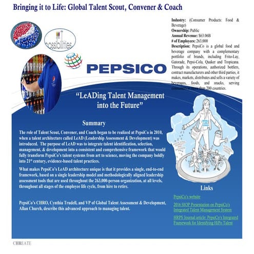 pepsico talents | PDF