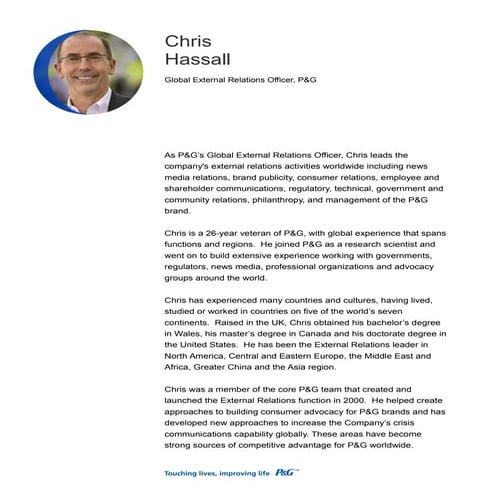 Chris Hassall Biography | PDF