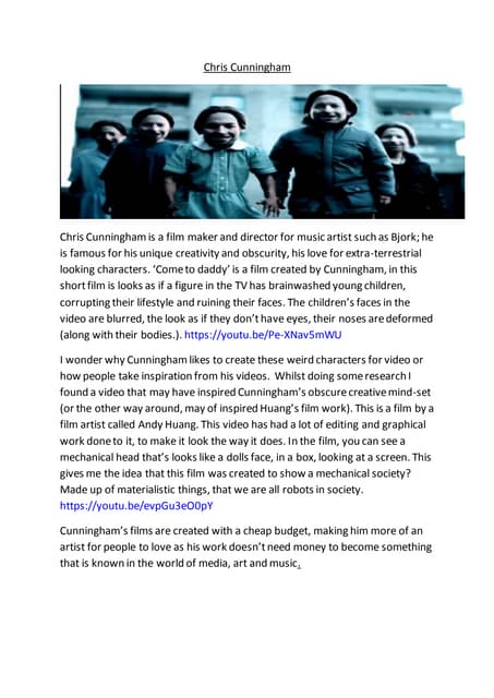 Chris cunningham | DOCX