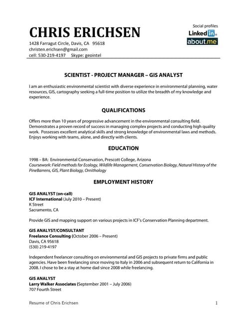 geology-resume-template | PDF