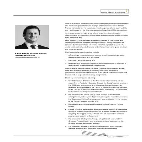 Chris Patten - Experience | DOC