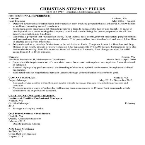 Chris resume | PDF