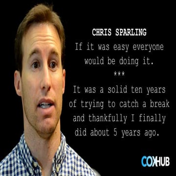 Chris Sparling offers Screenplay Advice