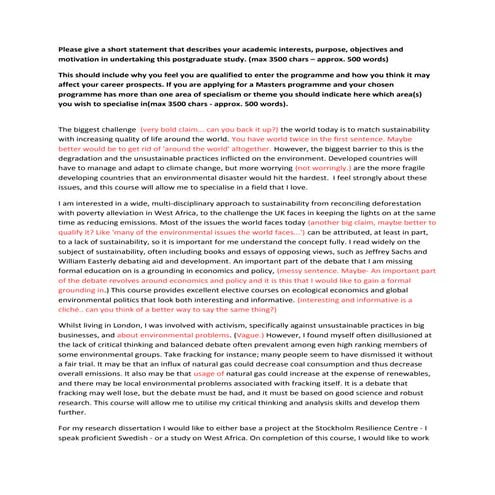 Chris' statement edited | RTF