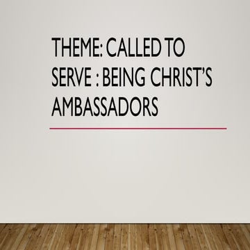 Leadership Ambassador club Adventist module | PDF