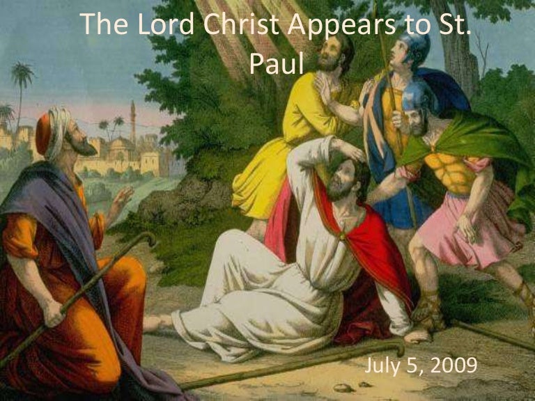 Christ Appears To St. Paul
