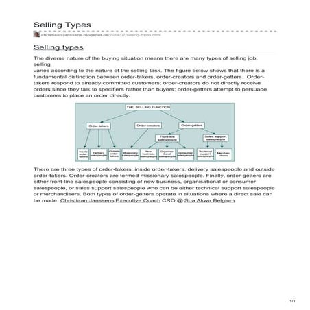 Selling Types | PDF