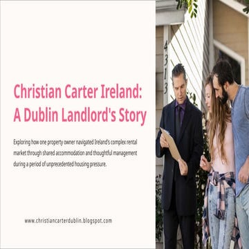 Shared Accommodation and Housing Access: Christian Carter Dublin’s ...