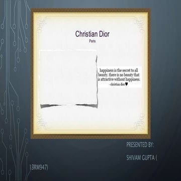 Christian dior | PPTX