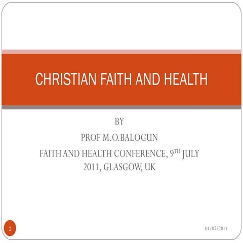 26OCT2024 - Health Talk: Adventist Health Message by Dr Dicky Ng | PPT