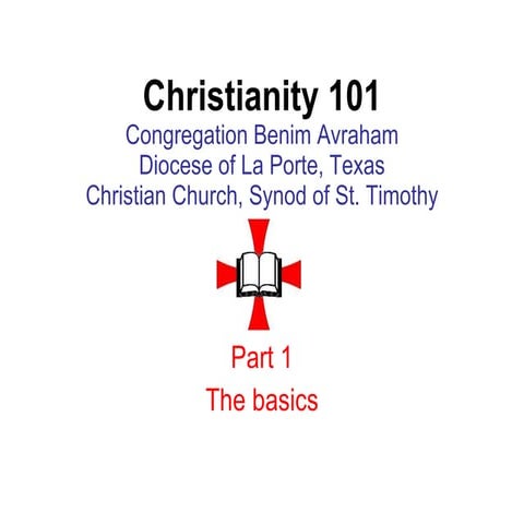 Basic christian counselling training | PPTX