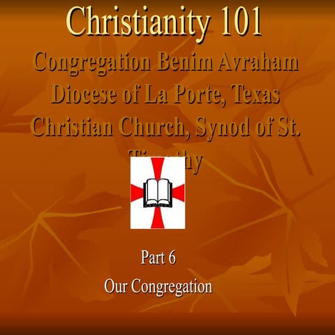 Christianity 101 P6 | PPT