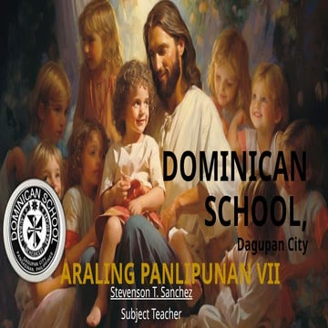Christianity - APAN - Grade 7 - Credits from: Domincan School | PPTX