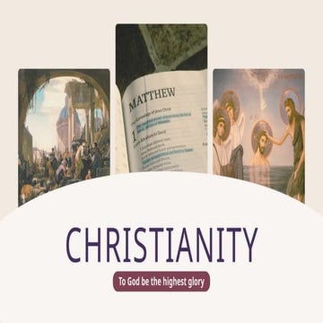 "CHRISTIANITY" To God be the highest glory.pptx