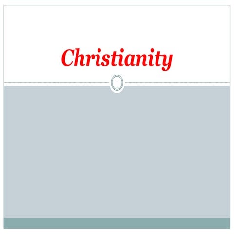 Christianity: Christians and People of Today | PDF
