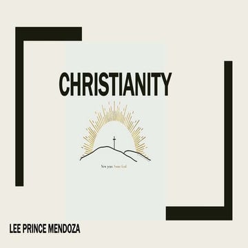 CHRISTIANITY intro to world religions | PPTX