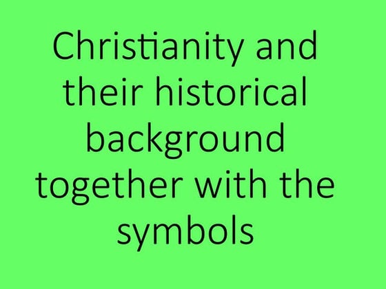 IWRBS-CHRISTIANITY.pptx | Christianity | Religion & Spirituality