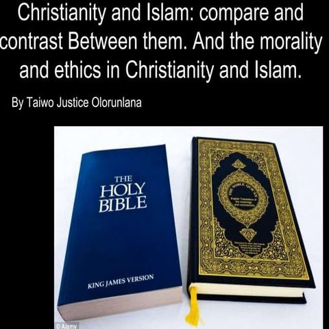 Christianity and islam by taiwo j | PPTX