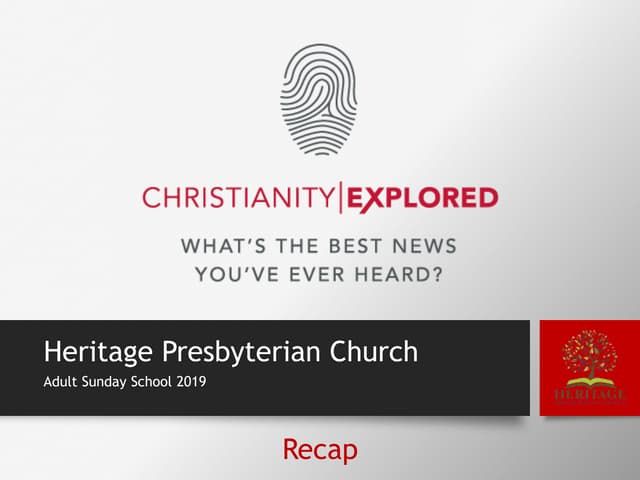 Christianity Explored Overview | PPTX