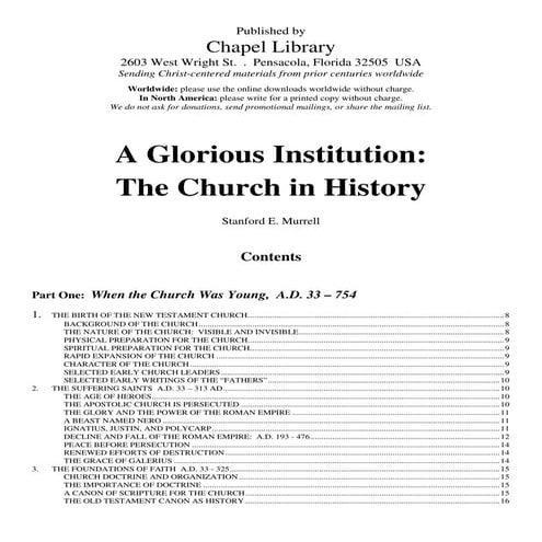 Principles of Catholic Church History | PPTX