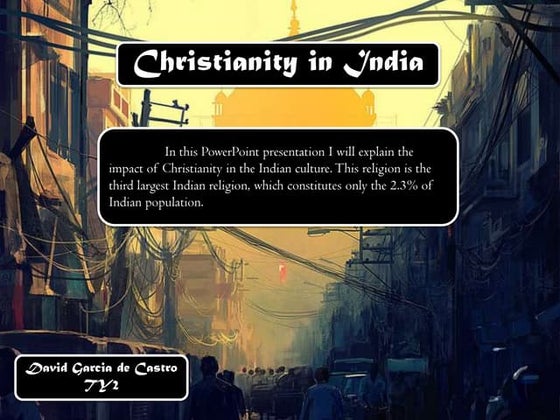 Christianity in india: A Presentation | PPT
