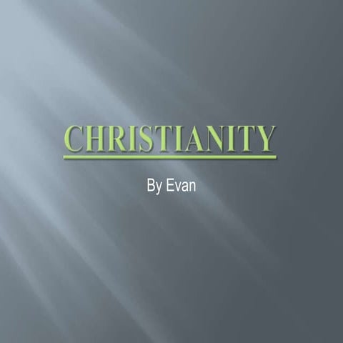 Christianity Project | PPTX