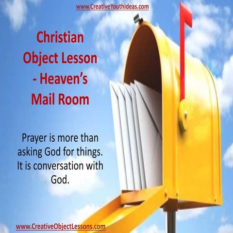 Christian Object Lesson - Heaven’s Mail Room | PPTX