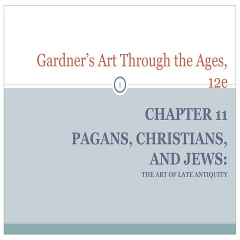 Christians lecture-Art history | PPT
