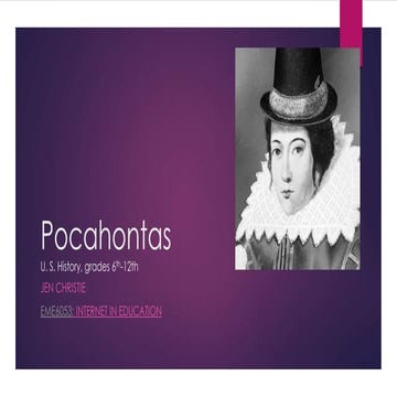 Pocahontas Lesson | PPTX
