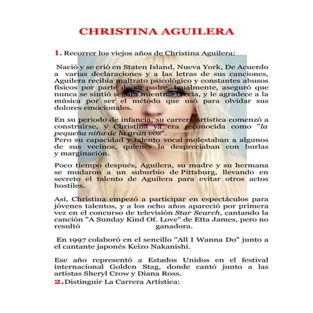 Christina aguilera (1) | DOC
