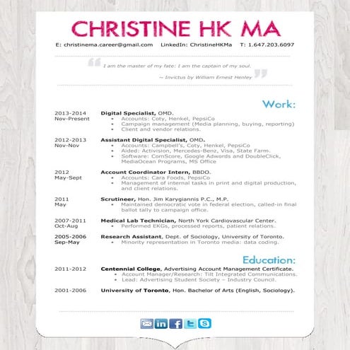 CV - without references | DOCX