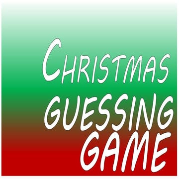 Christmas Guessing Game | PPTX