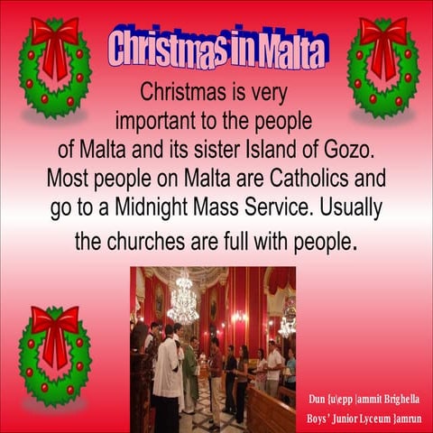 Christmas In Malta | PPT