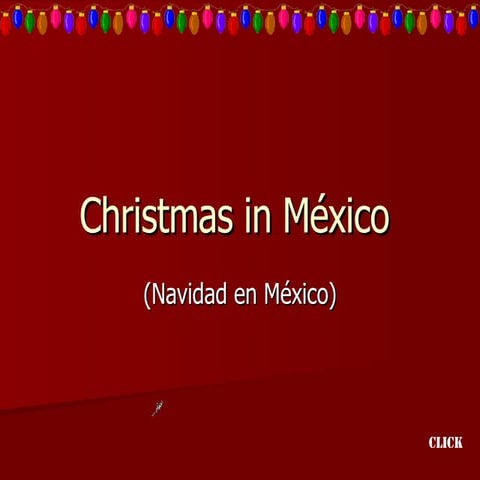 Christmas In Mexico | PPT | National & Civic Holidays | Holidays