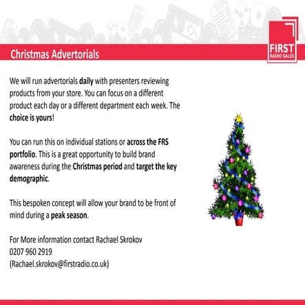Christmas advertorials | PPT