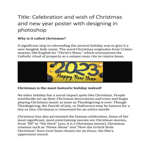 christmas and new year content.pdf | National & Civic Holidays | Holidays