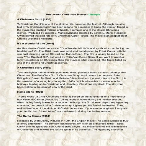 Merry Christmas articles | PDF