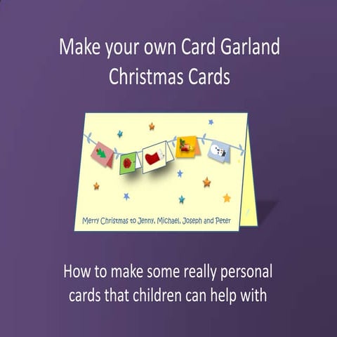 Make your own Christmas Cards | PPTX