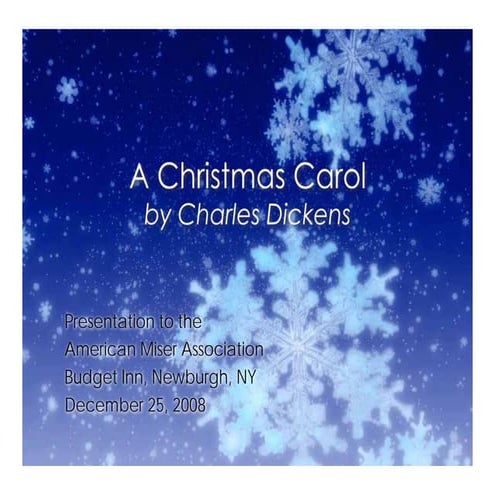 A christmas carol | PPT